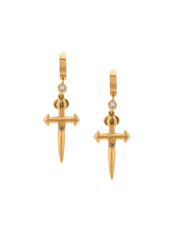 NIALAYA JEWELRY Skyfall Sword Earrings
