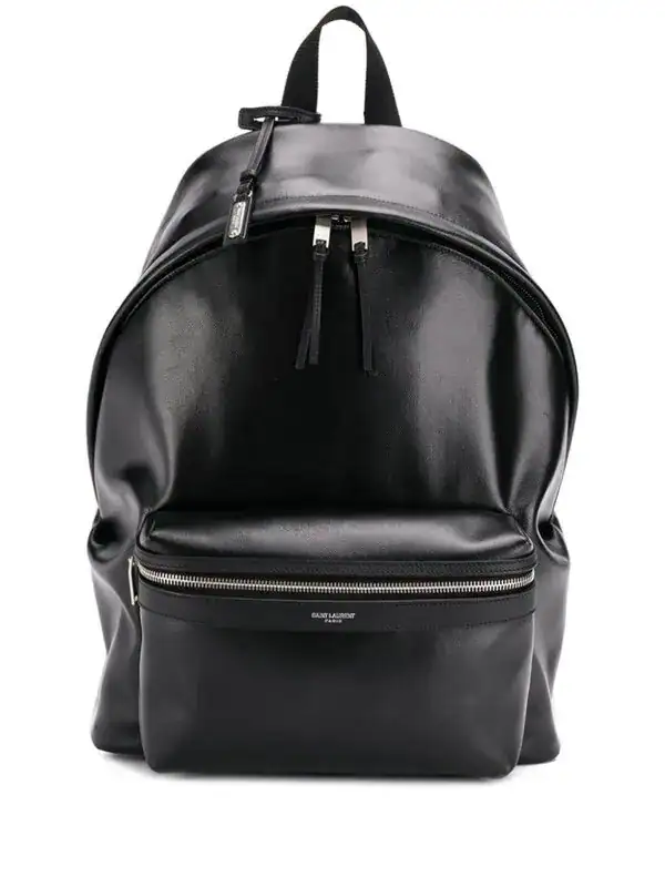 Saint Laurent Ysl City Backpack - Black | Editorialist
