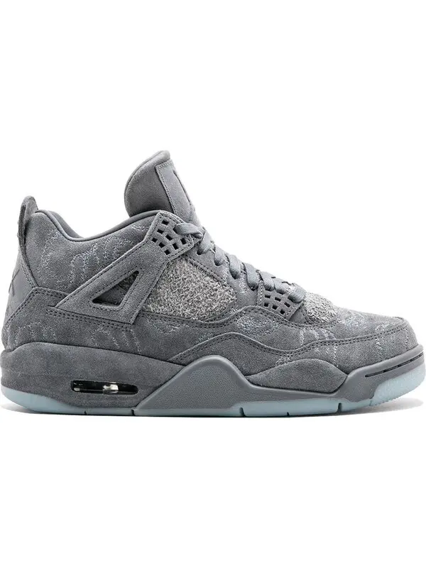 JORDAN X Kaws Air 4 Retro Sneakers - Grey
