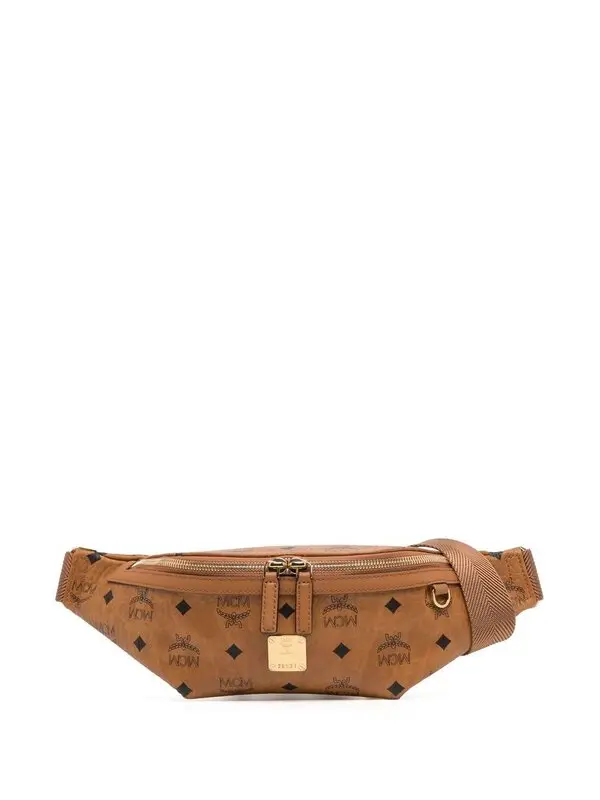 Mcm Fursten Belt Bag - Brown