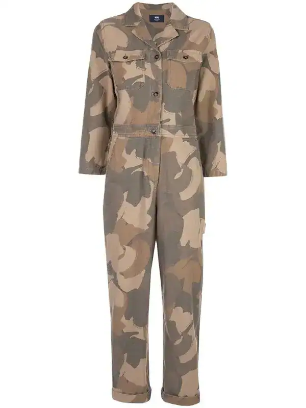 Buy Wood Wood Irene Camouflage Print Boiler Suit - Brown At 60% Off ...