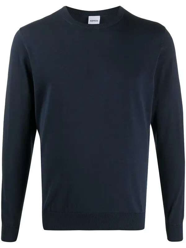 Aspesi Fine Knit Round Neck Jumper