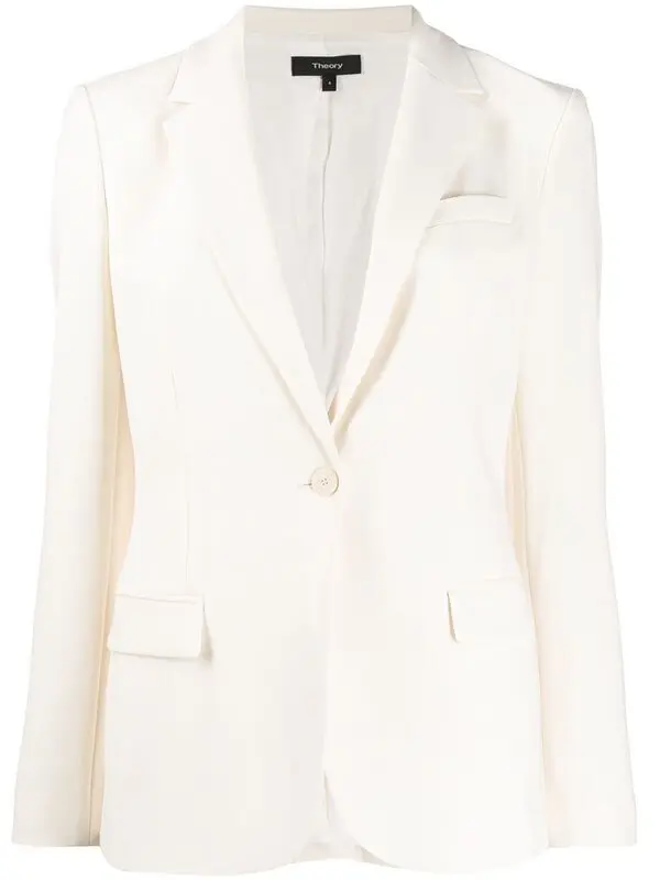 Theory Staple Tailored Blazer - Neutrals