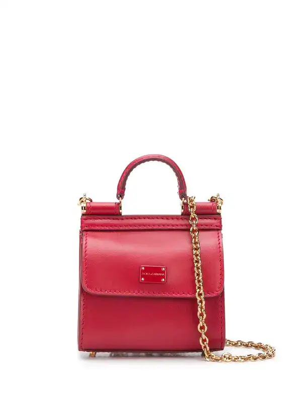Dolce & Gabbana Sicily 58 Micro Bag - Red | Editorialist