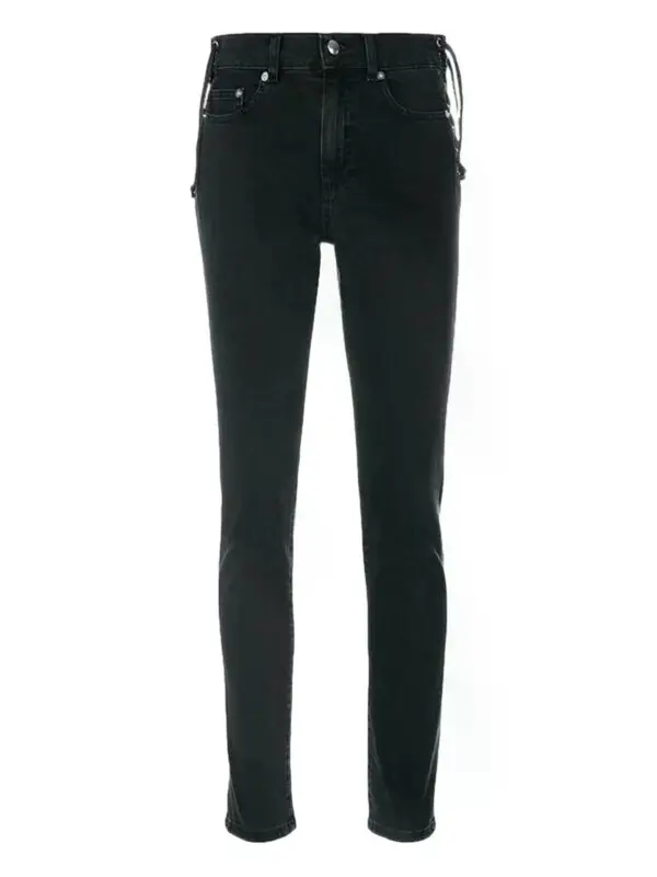 Alexander McQueen Laced Harvey Slim-cut Jeans