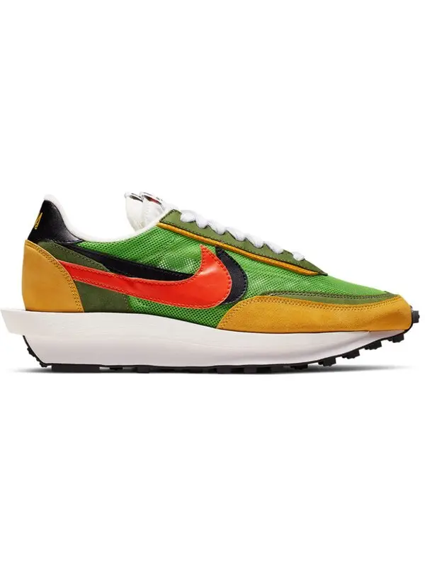 Nike X Sacai Ldwaffle Sneakers - Green