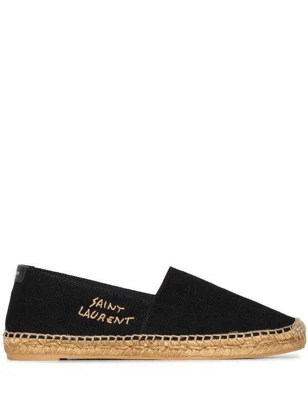 Saint Laurent Logo-embroidered Espadrilles