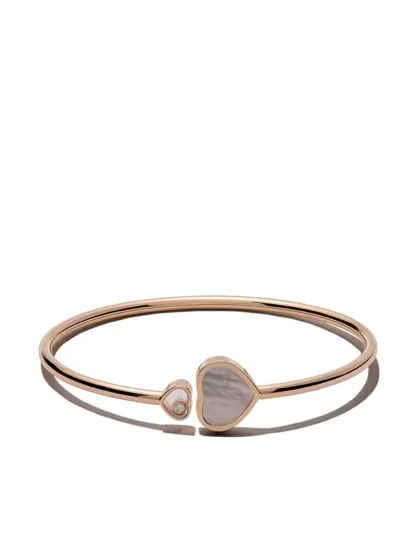 Chopard 18kt Happy Hearts Bangle - Pink