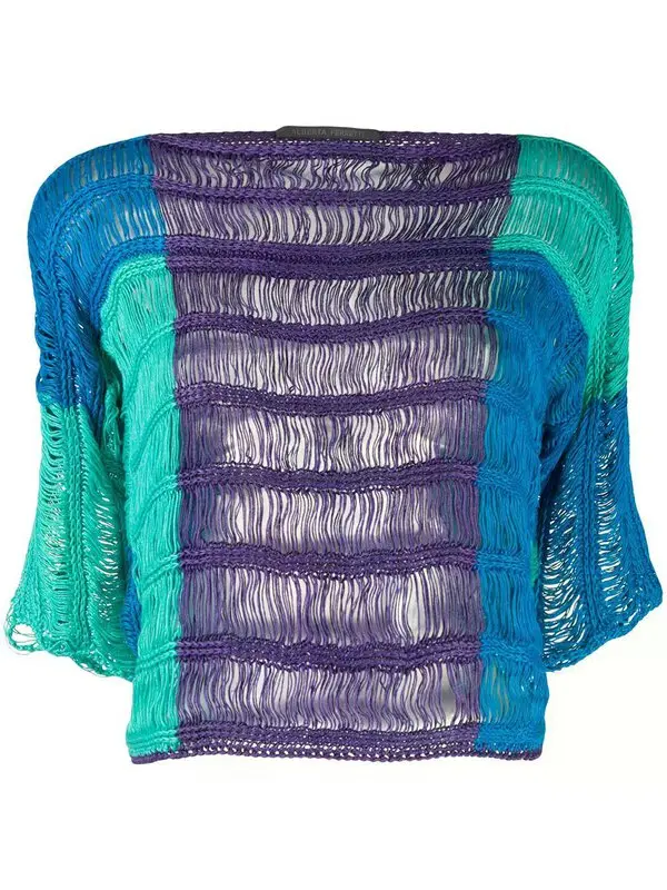 Alberta Ferretti Loose Knit Top