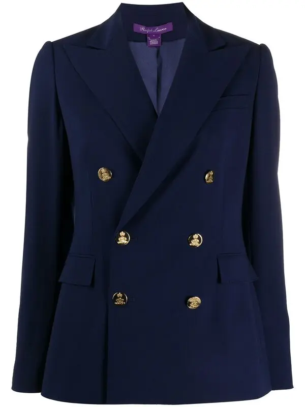 Ralph Lauren Tailored Double-breasted Blazer - Blue