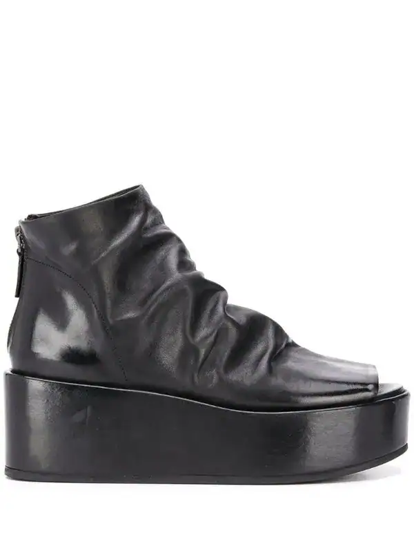 MarsèLl Open Toe Platform Sandals In Black - 78% Off  display picture 1