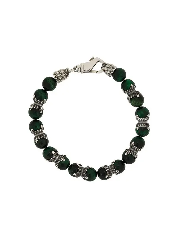 Emanuele Bicocchi Stone Beaded Bracelet - Green