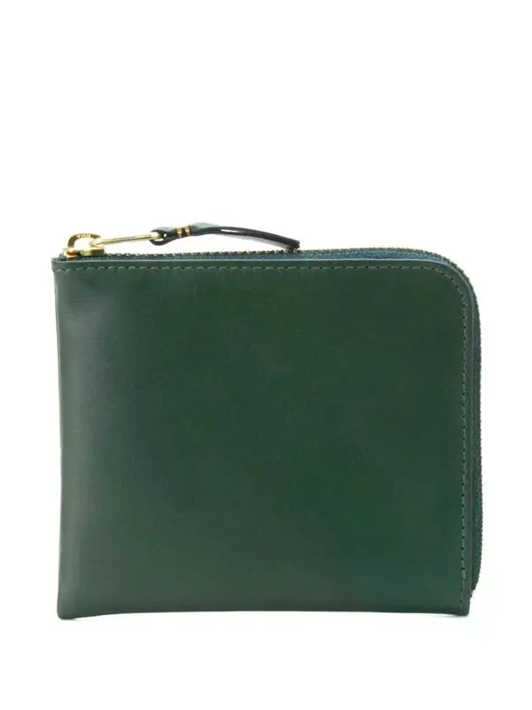 Comme Des Garçons Leather Wallet - Green