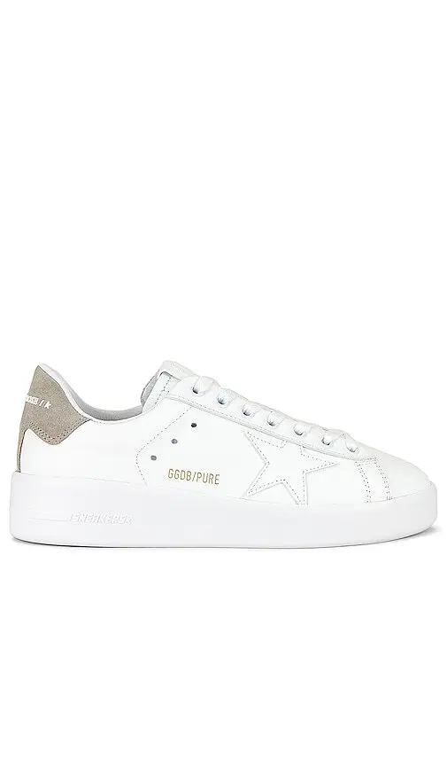 Golden Goose Pure Star Sneaker - White & Taupe