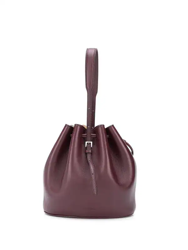 【JIL SANDER】DRAWSTRING BASKET Jil Sander Drawstring-Fastening Bucket Bag In Purple - 20% Off
