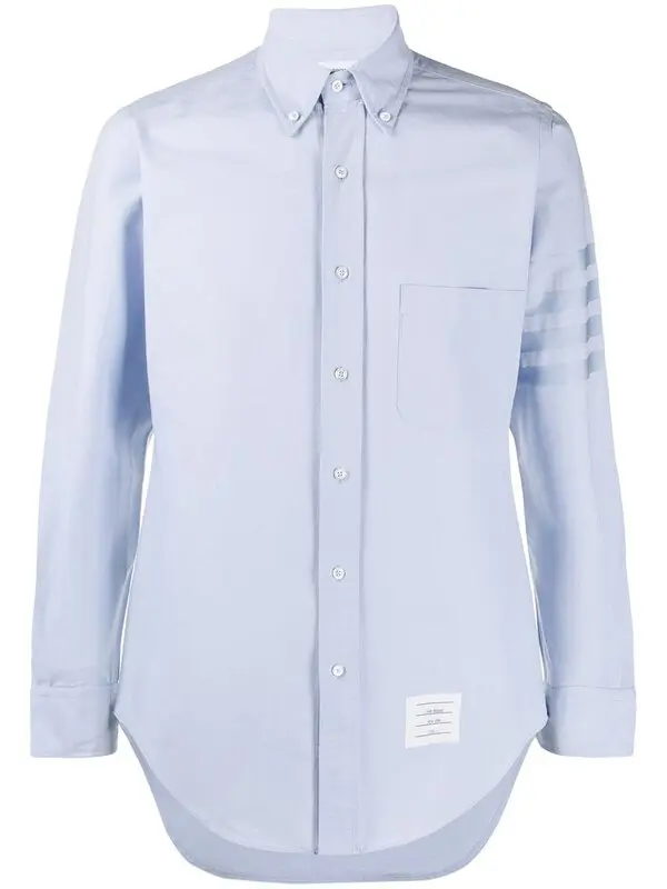 Thom Browne 4-bar Oxford Shirt - Blue