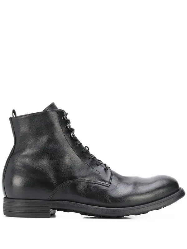 Officine Creative Leather Ankle Boots