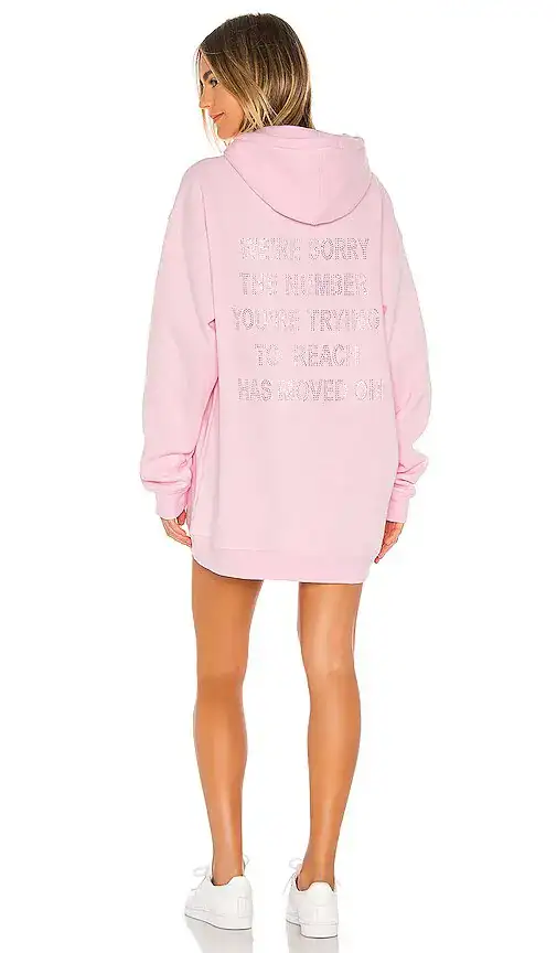 Boys Lie 1-800 Pink Remix Hoodie In Pink Baby Pink Editorialist