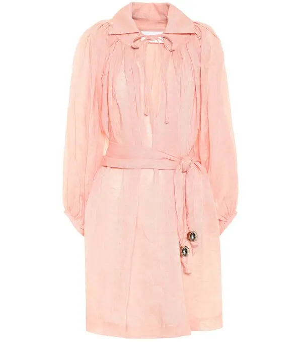 chinese dress ladies Palma Linen Mini Dress L main image 0