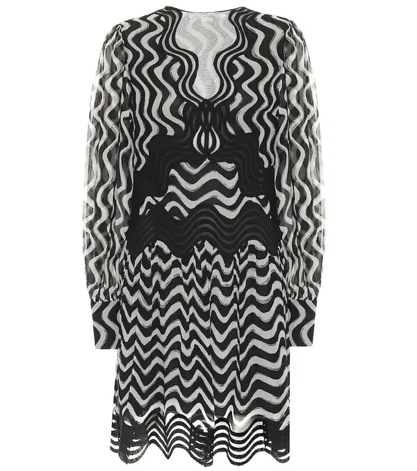 kinley mini dress black Stella Mccartney Silk Minidress In - 60% Off evening gown luxury elegant Long Cool Woman (In Size:M 10 A back zip closure