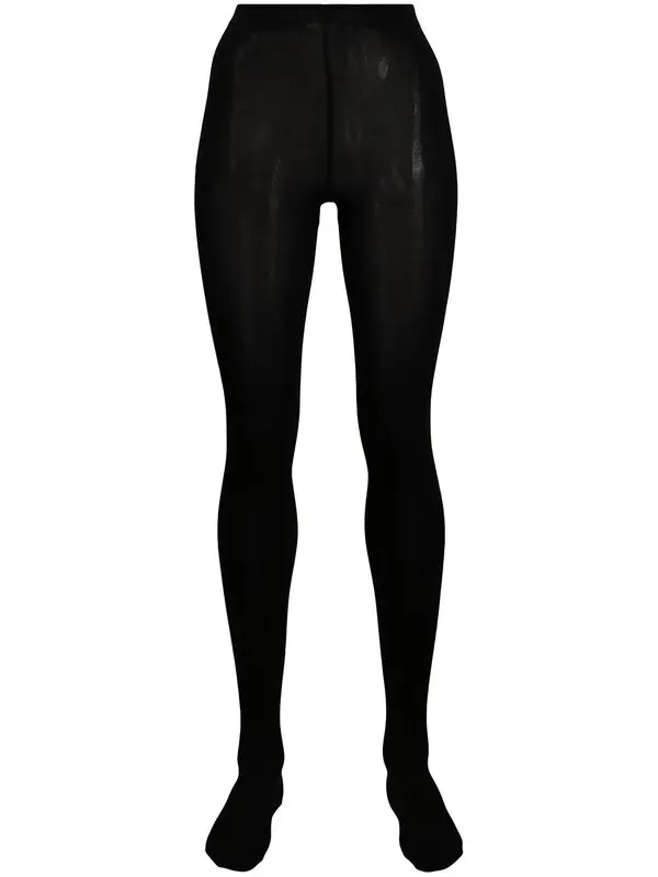 Wolford Cashmere High-rise Tights - Black