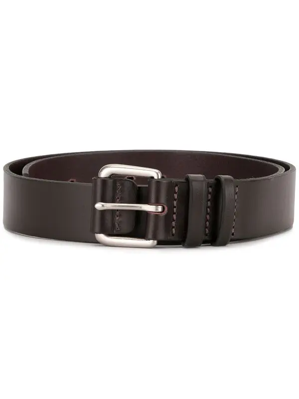 R.M.WILLIAMS Covered Buckle Belt - Brown