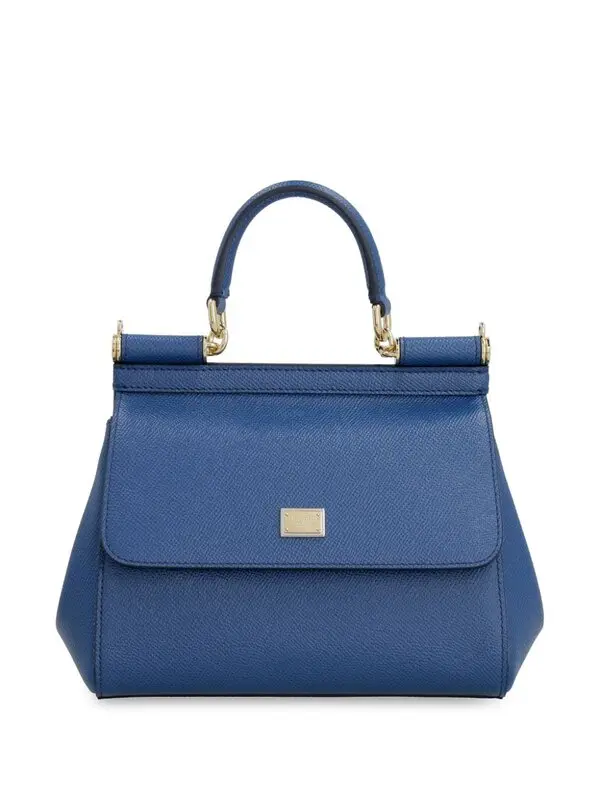 Dolce & Gabbana Medium Sicily Tote Bag - Blue