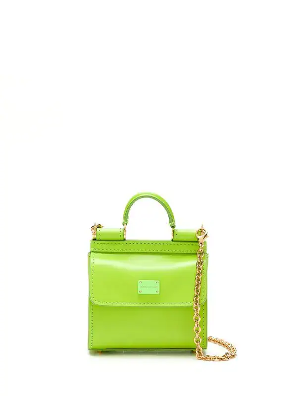 Dolce Gabbana Micro Sicily 58 Bag In Green 40% Off Editorialist