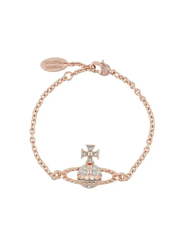 Vivienne Westwood Mayfair Bas Relief Bracelet Pink Editorialist