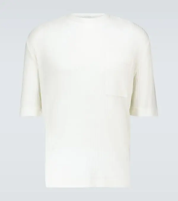 King & Tuckfield Short-sleeved Ribbed T-shirt