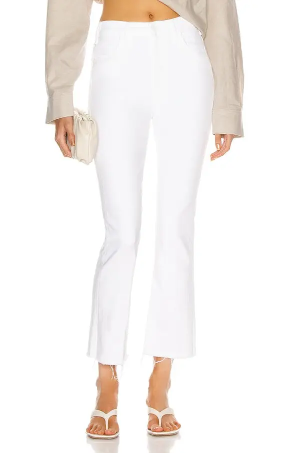 MOTHER The Hustler Ankle Fray Jeans