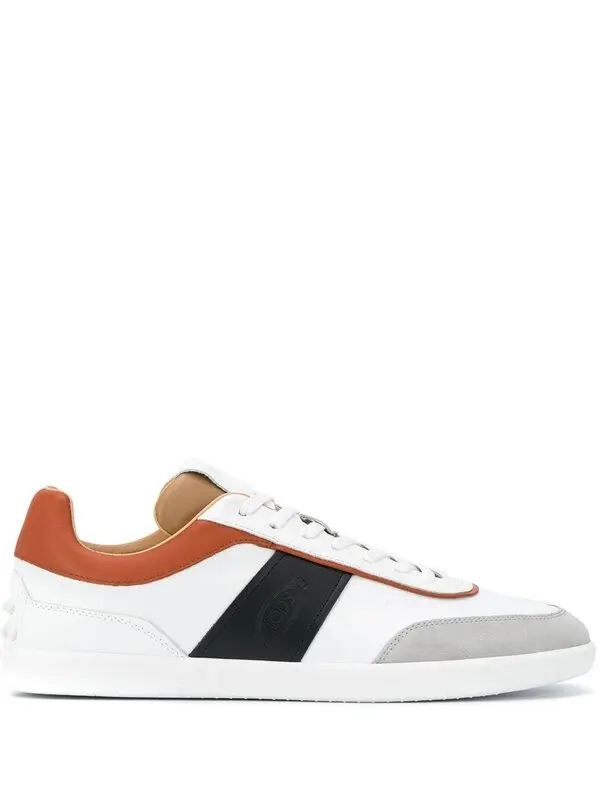 TOD'S Panelled Low-top Sneakers - White
