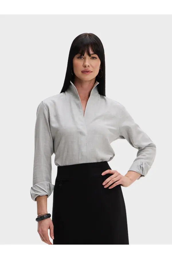 SARAH ALEXANDRA Signature Fox Shirt - Silver