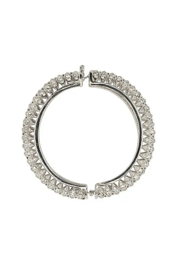 KENNETH JAY LANE Jackie Kennedy Crystal Pavé Bangle