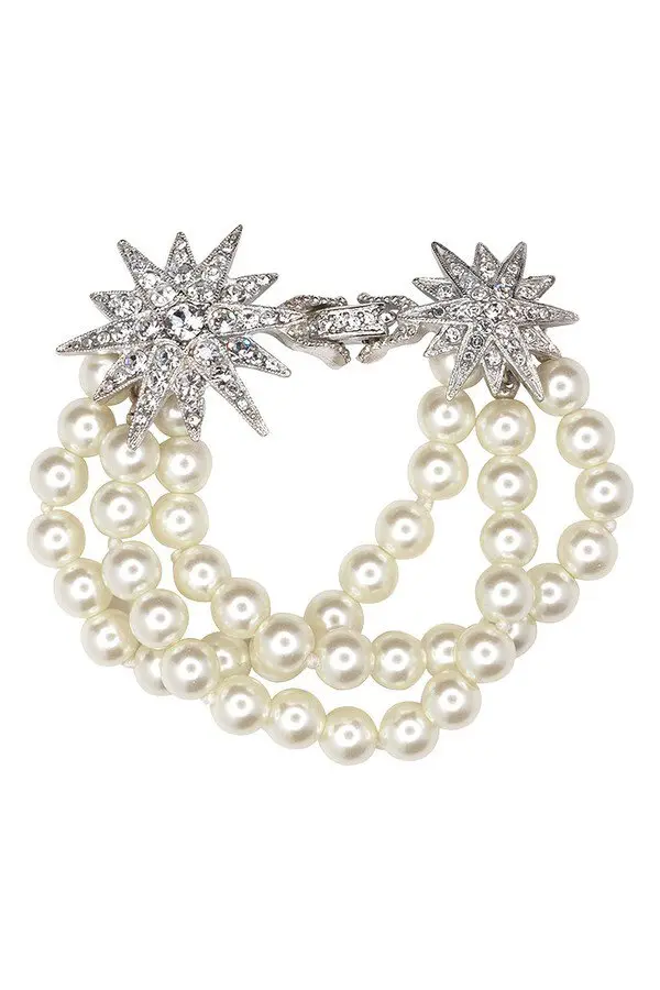 KENNETH JAY LANE Cultura Pearl Starburst Bracelet