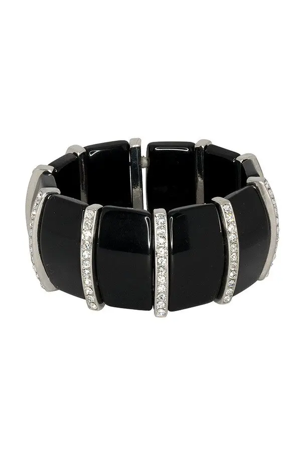 KENNETH JAY LANE Enamel And Crystal Bracelet