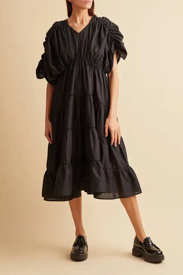 ★Merlette Athene サイズ：Large カラー：Black Merlette Athene Dress In Black - 62% Off | Editorialist