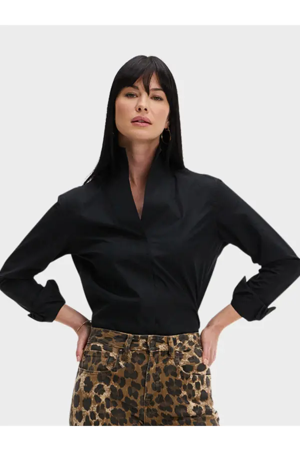 SARAH ALEXANDRA Signature Shirt - Black