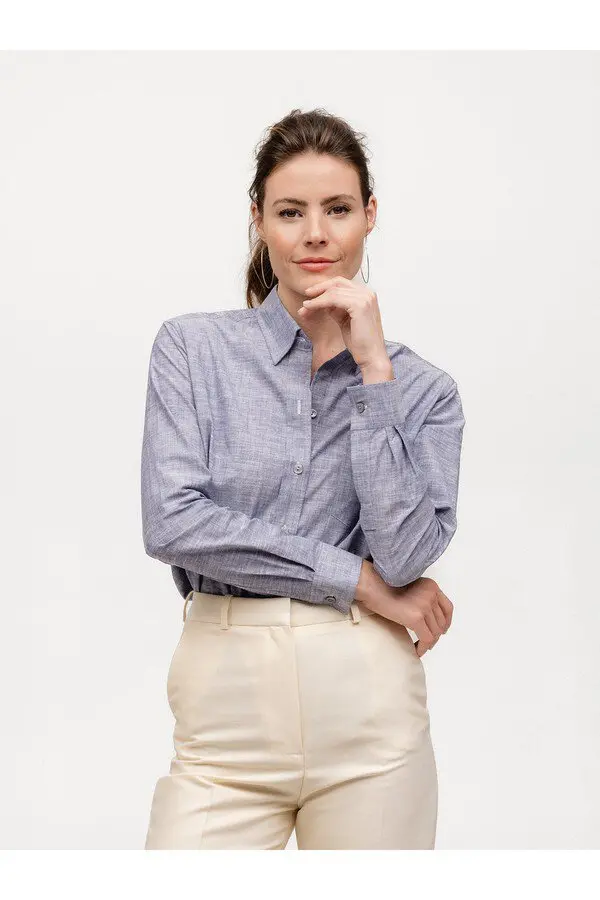 SARAH ALEXANDRA Weekend Chambray Shirt - Denim