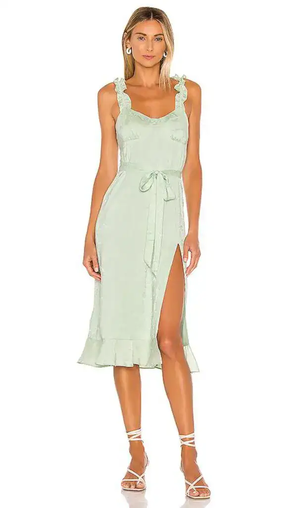 Lpa Yara Dress In Green In Mint - 62% Off | Editorialist