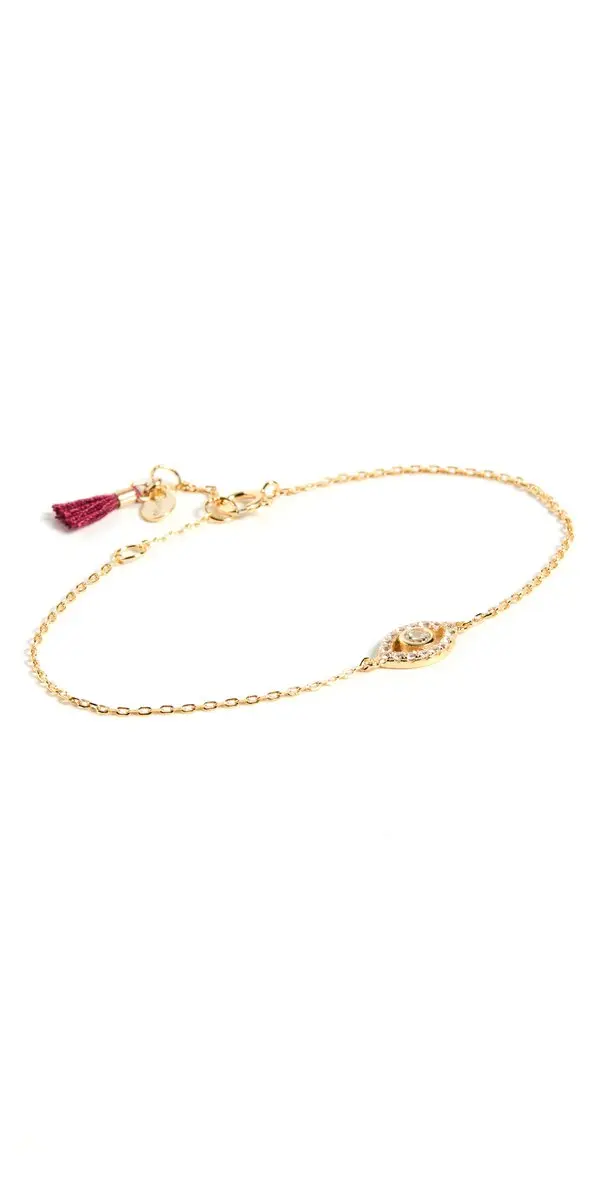 Shashi Evil Eye Pave Bracelet