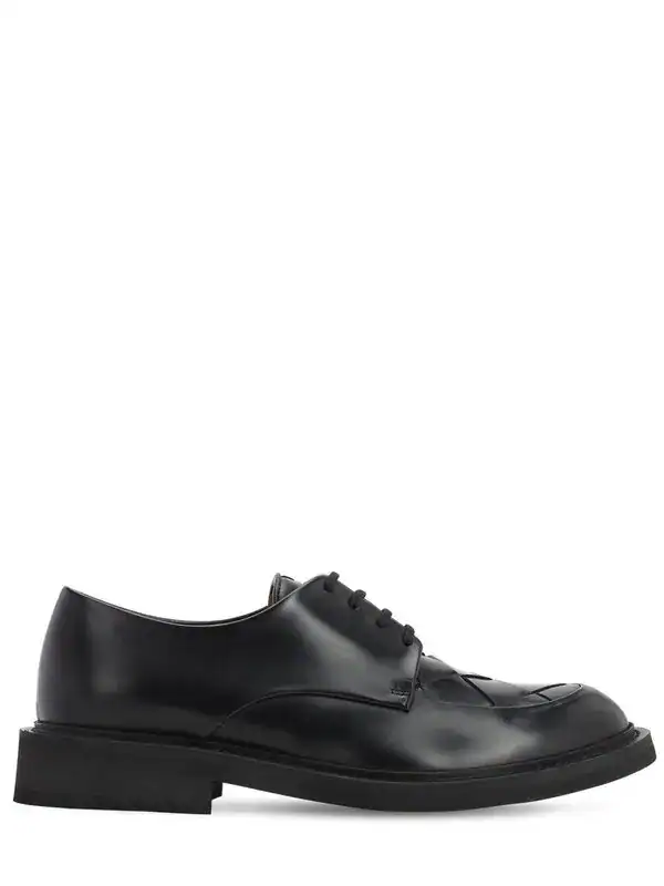 Bottega Veneta Bv Level Leather Varenne Shoes - Black | Editorialist