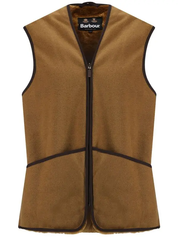 Barbour Knitted Gilet - Brown