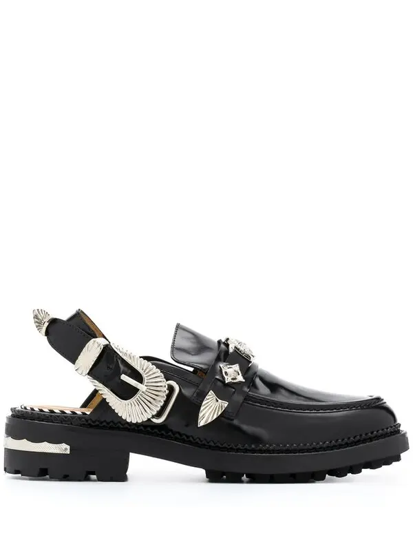 Toga Sling-back Mule Loafers