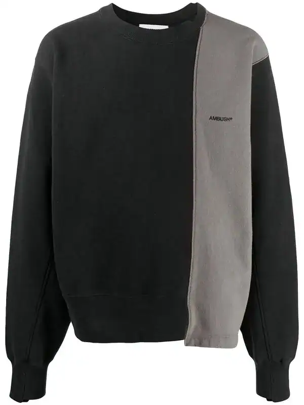 Ambush Logo Mix Sweatshirt In Black - 50% Off | Editorialist