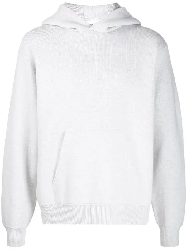 BARRIE Ideal Rib-trimmed Hoodie - Neutrals