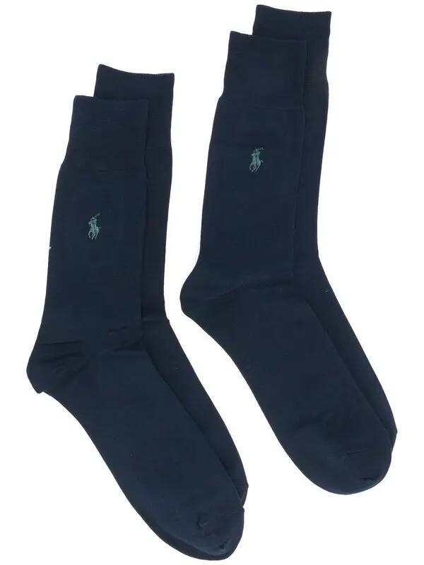 Ralph Lauren Pony Motif Socks - Blue