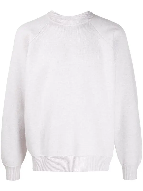 BARRIE Ideal Rib-trimmed Jumper - White