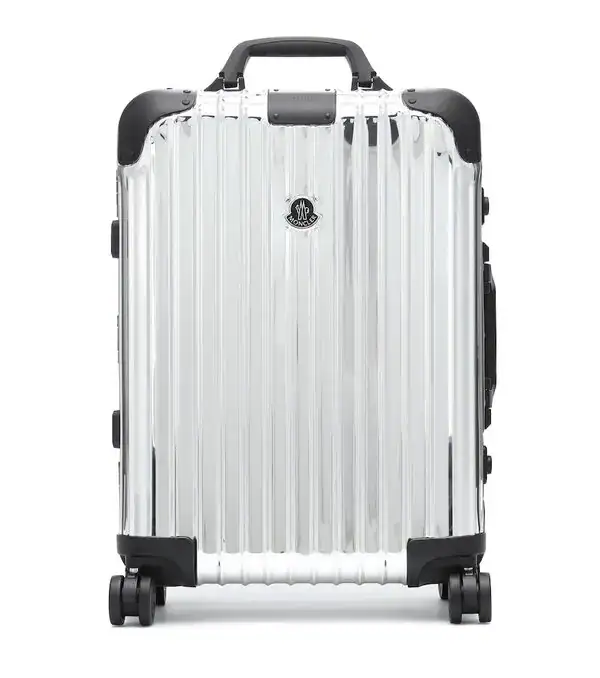 Moncler Rimowa Trolley Cabin Suitcase - Silver | Editorialist
