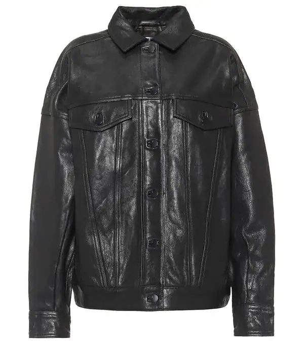 J Brand Drew Leather Jacket In Black 63% Off Editorialist